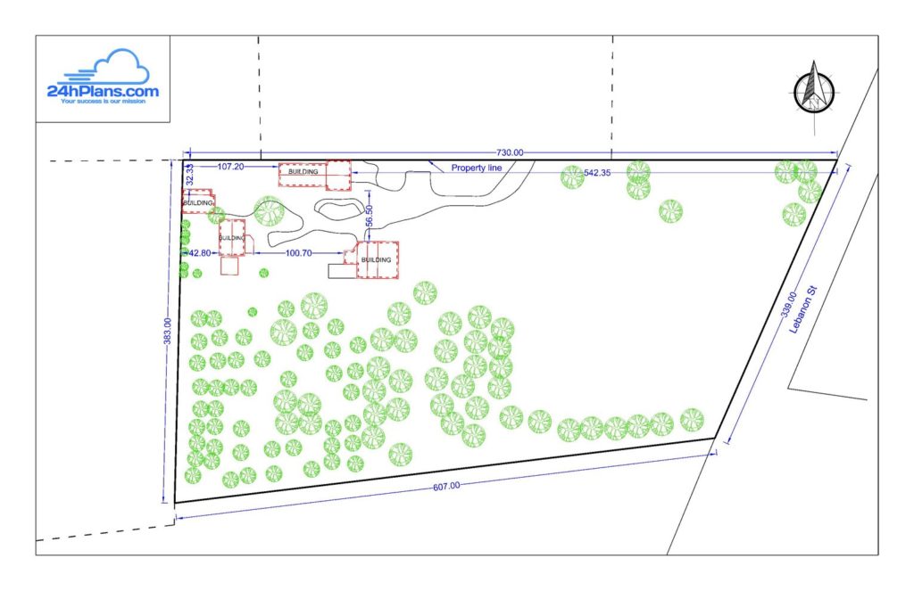 24h Site Plans for Building Permits: Plot Plans - Custom Site Plan Drafting